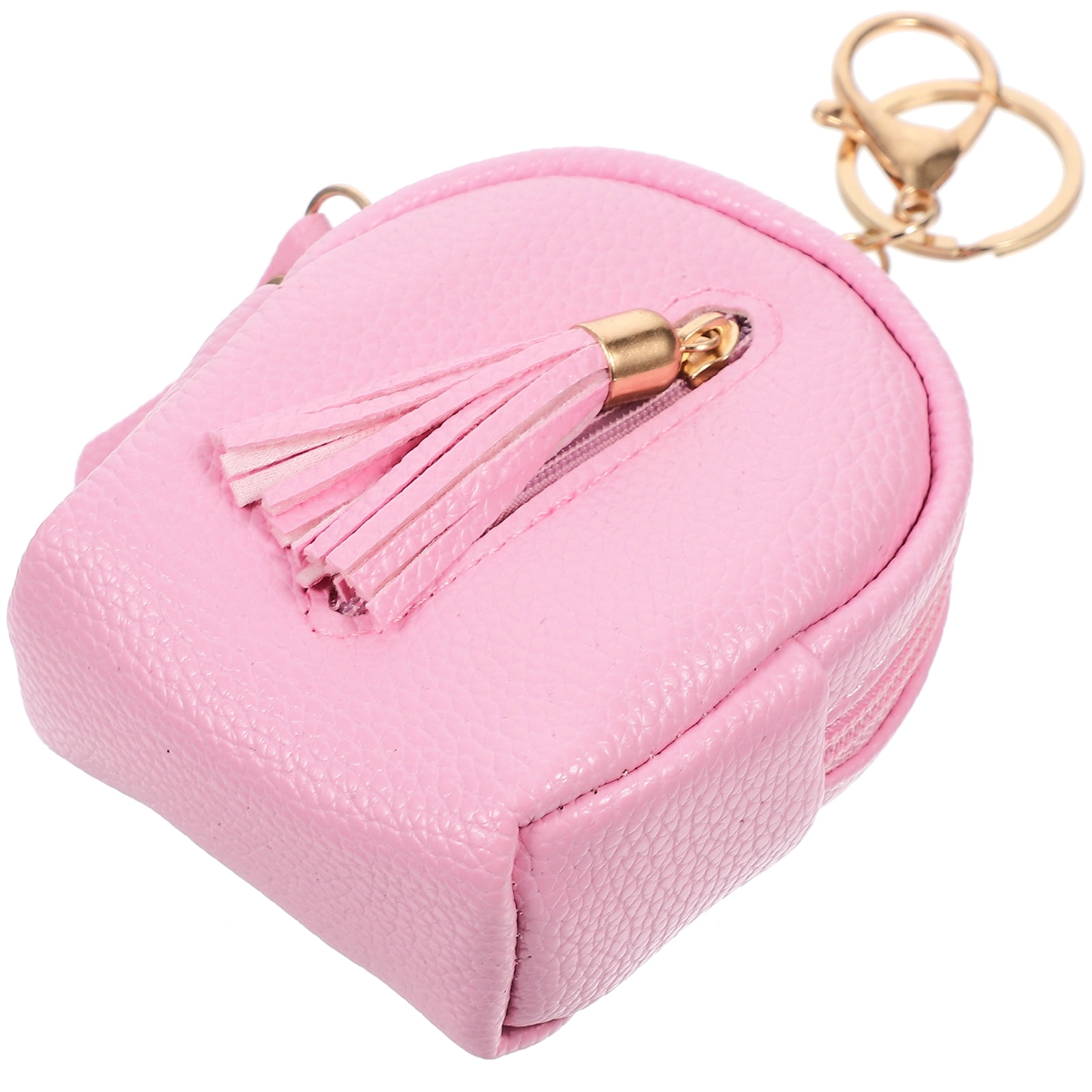 Plush Mini Change Wallet Key Zip Bag Backpack Keychain Child - Walmart.com