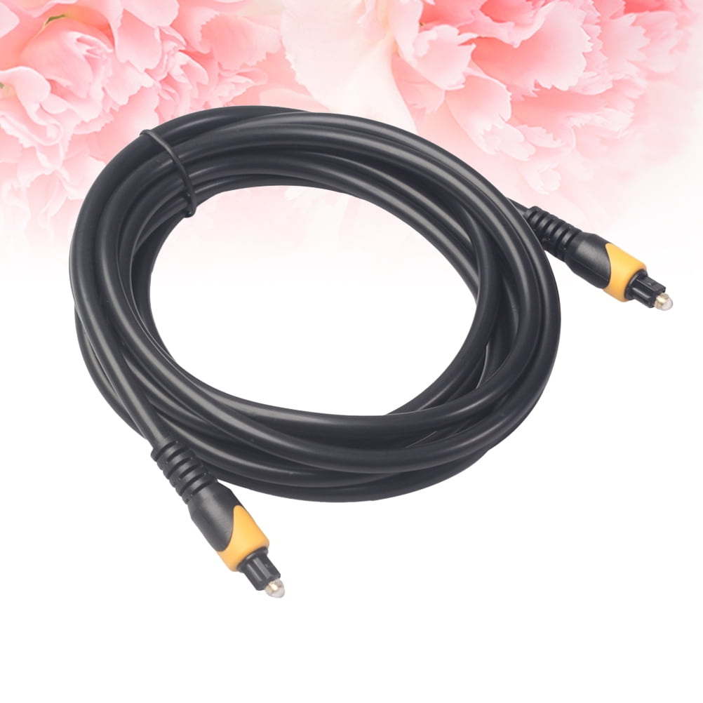 MOKKHNB Optical Fiber Audio Cable Black 1Pcs Square Pvc 39.37in x 0 ...