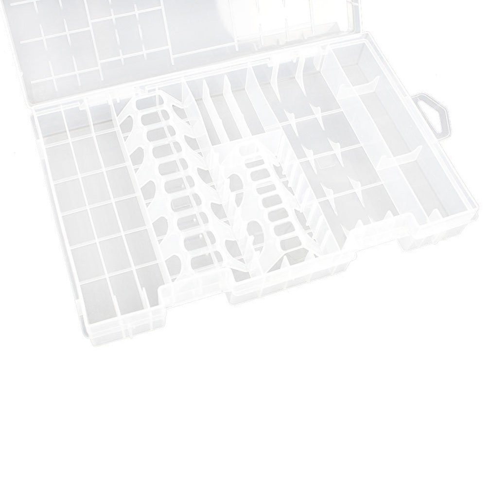 HOMEMAXS Portable AAA AA 9V Battery Holder Hard Plastic Battery Storage ...