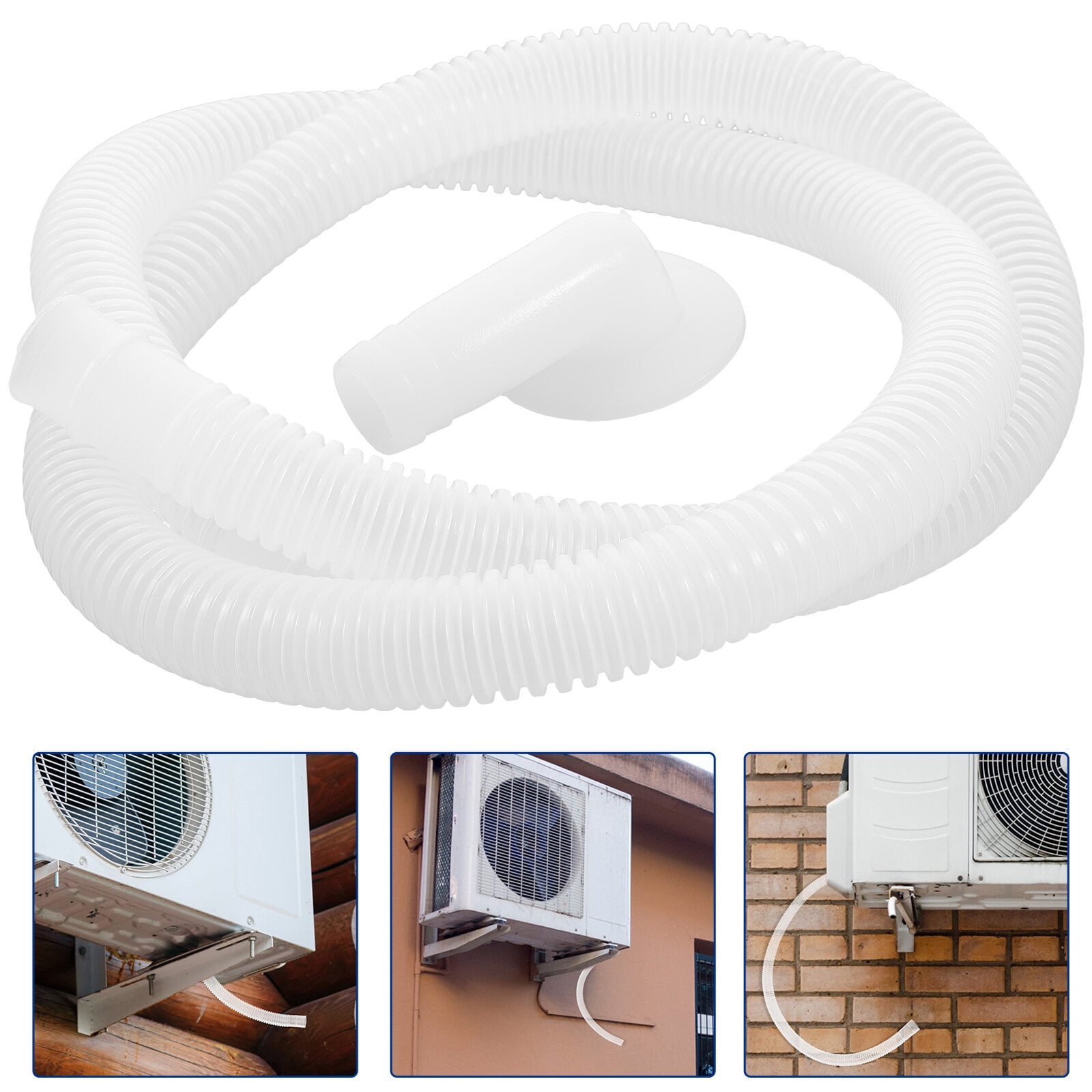 HOMEMAXS Portable Ac Drain Hose Flexible Tubing Extension Air ...