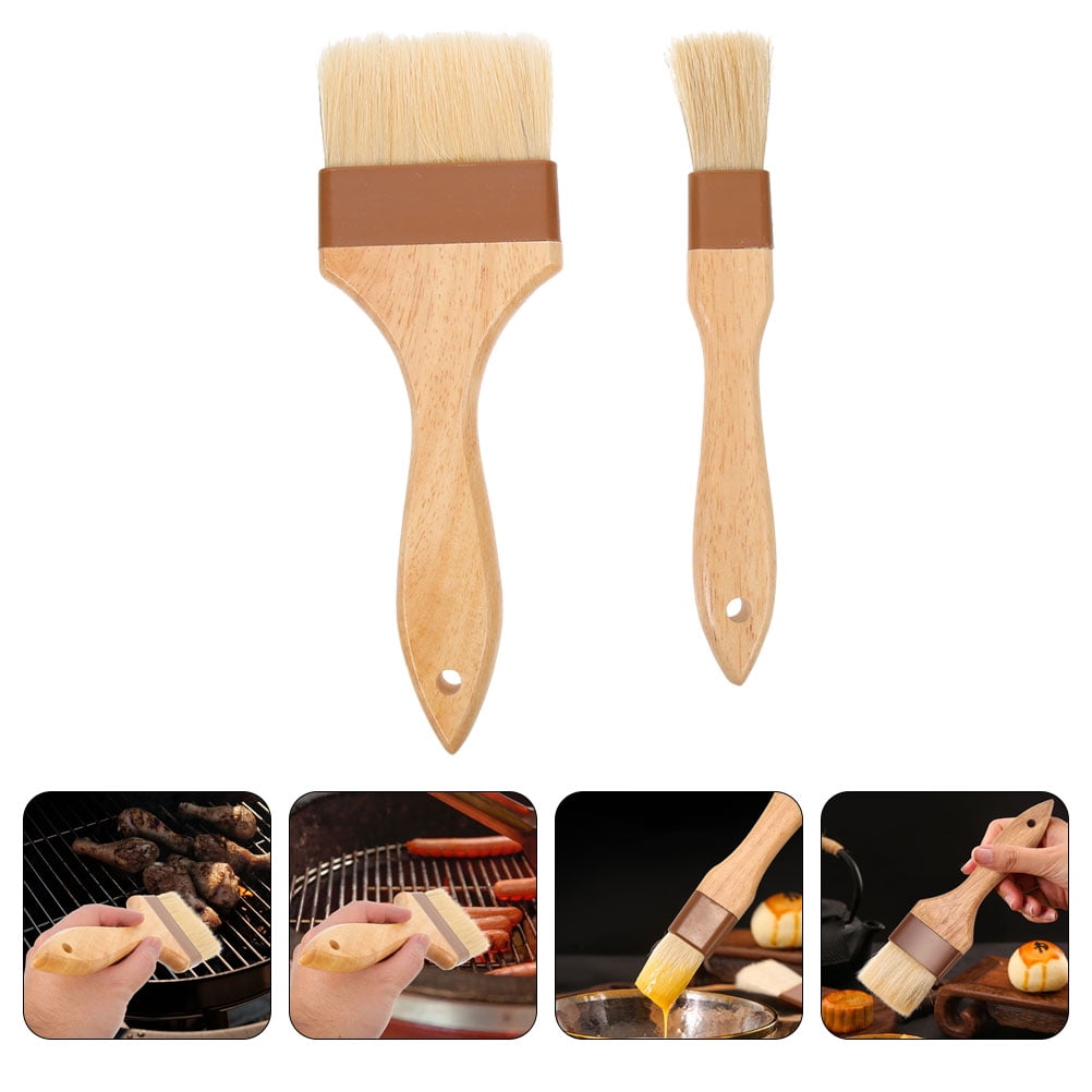 HOMEMAXS Portable BBQ Basting Brush with Ergonomic Handle for Grilling ...