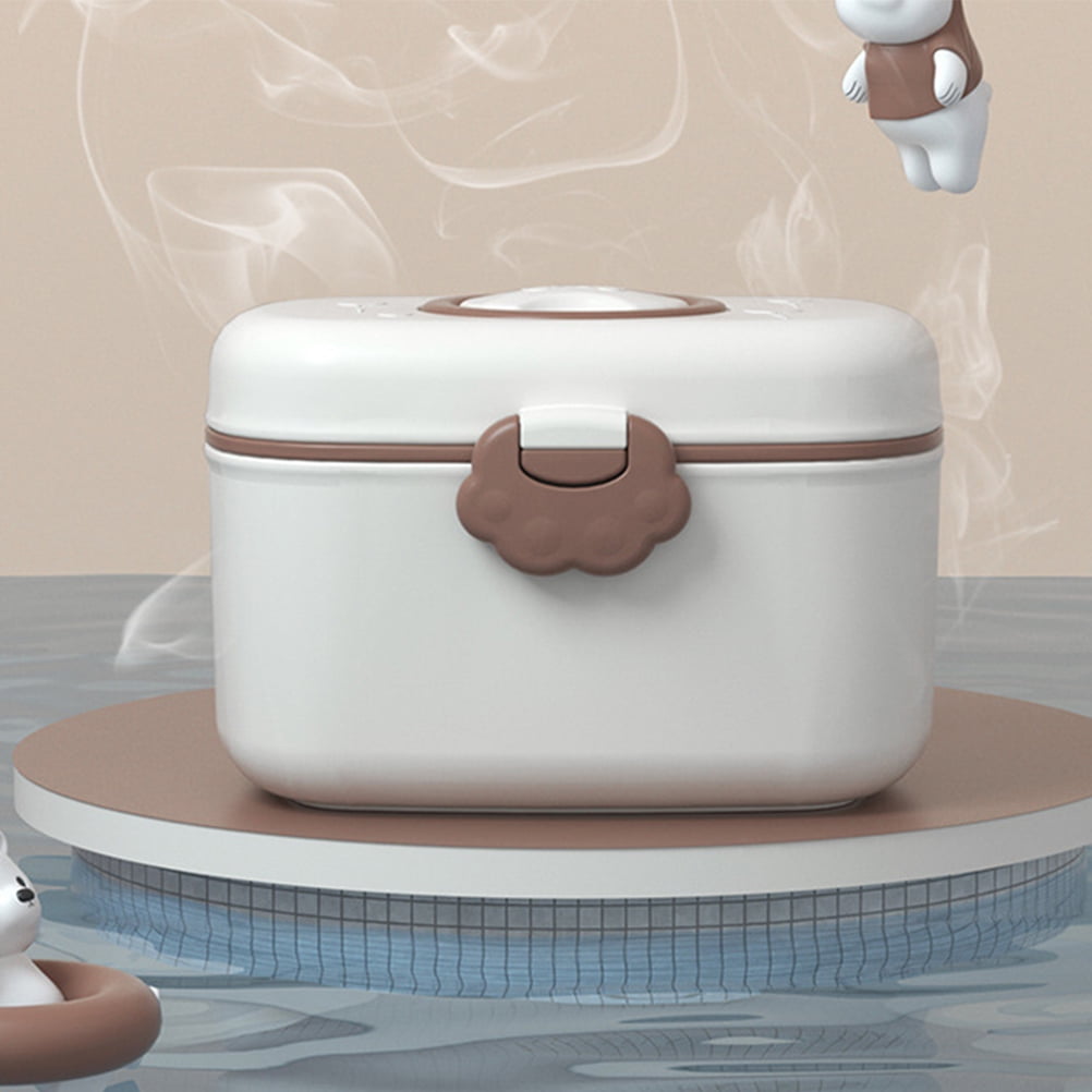 HOMEMAXS Portable Baby Formula Container for Storage Made of PP White ...