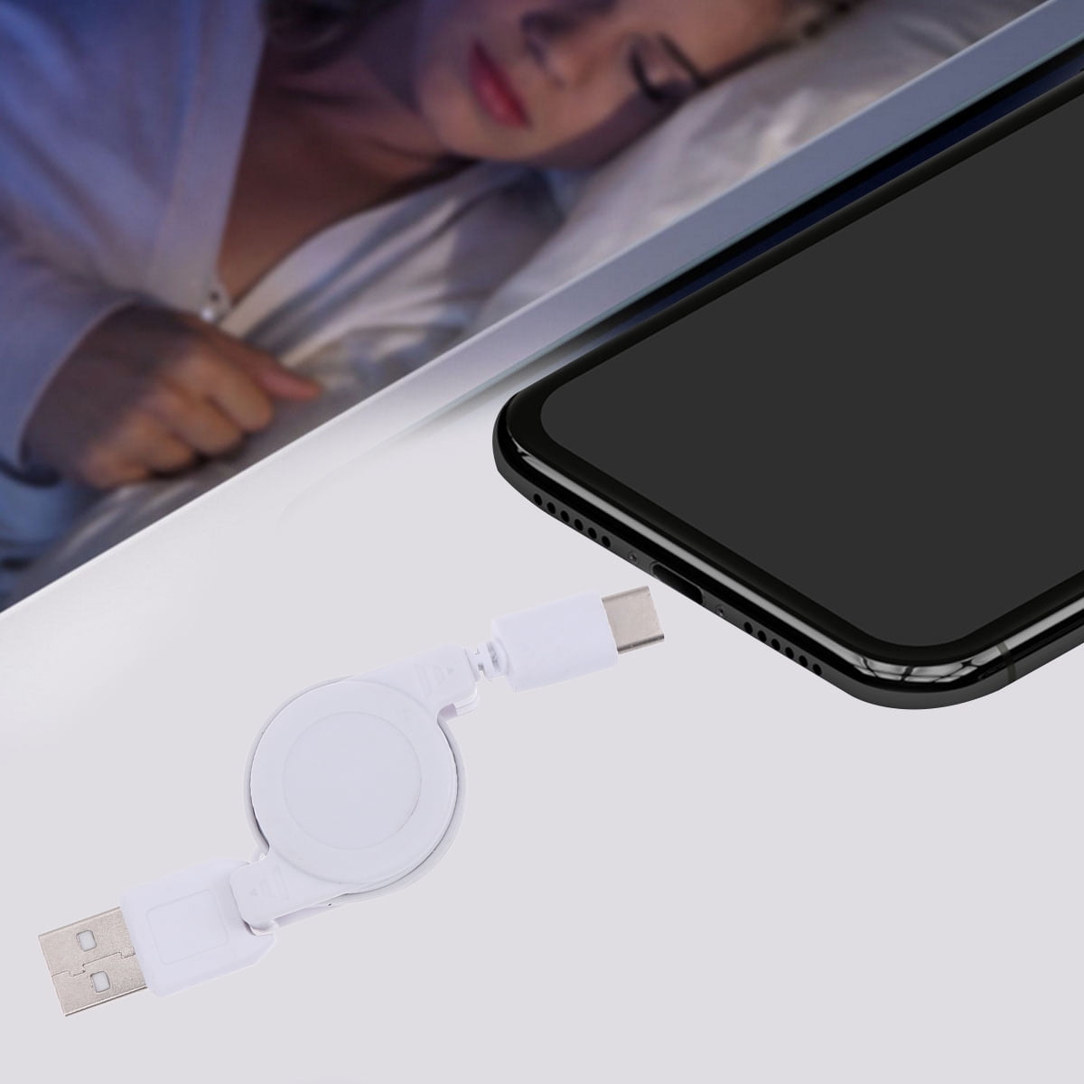 Portable Charger Telescopic Data Cable High USB Charging - Walmart.com
