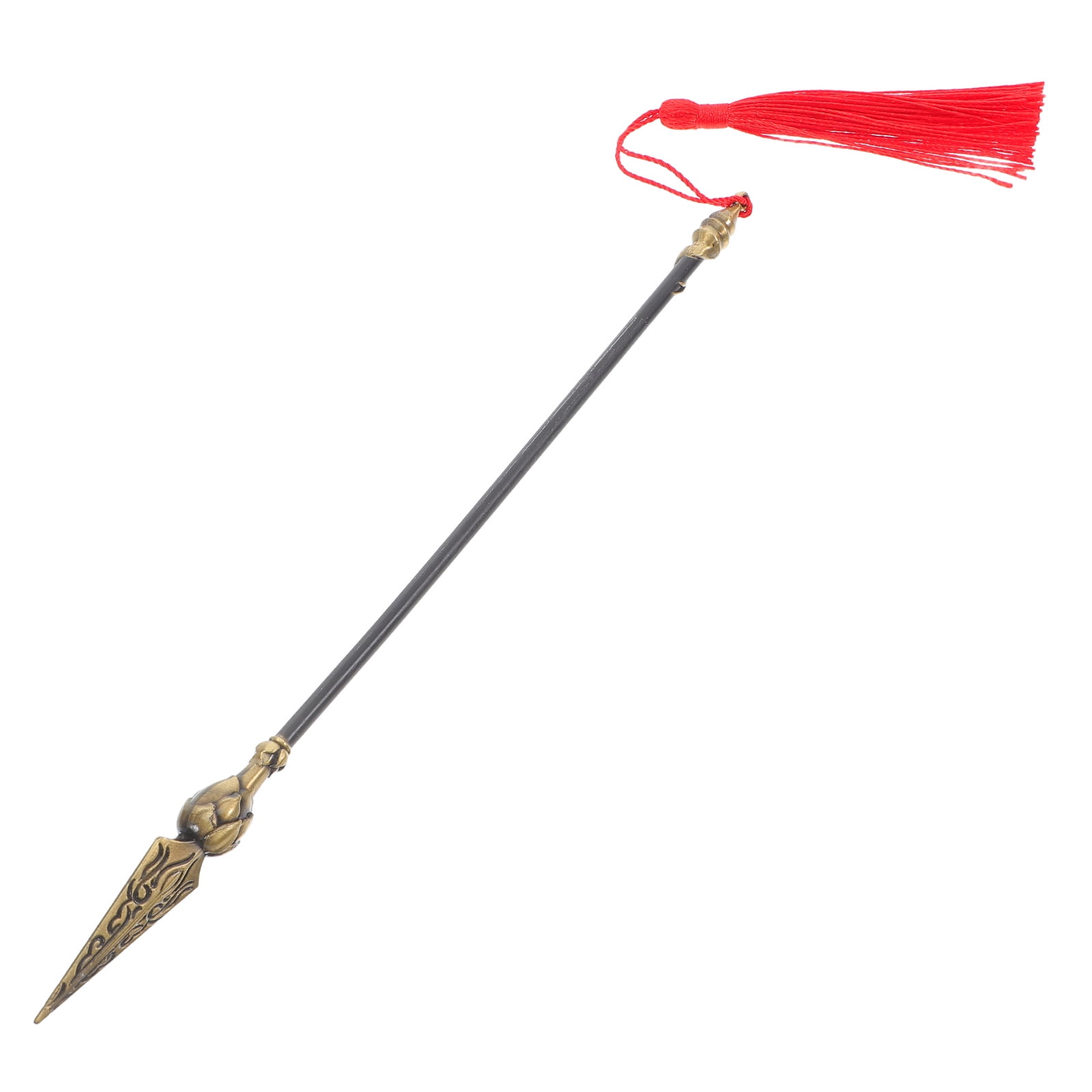 HOMEMAXS Portable Metal Fire-Tipped Lance Toy Detailed Craftsmanship ...