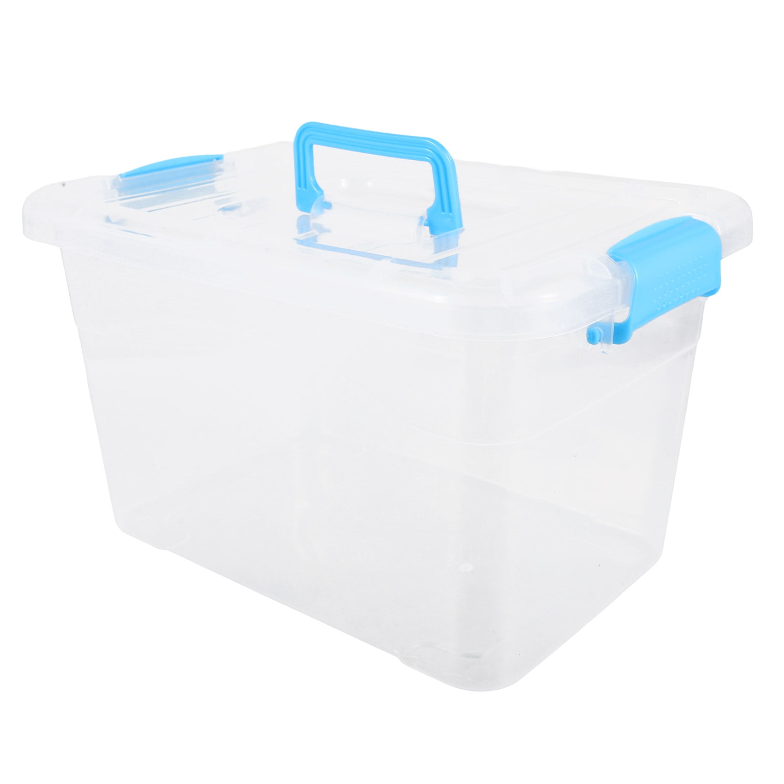 HOMEMAXS Portable Sand Tray with Lid Small Plastic Sand Box with Handle ...