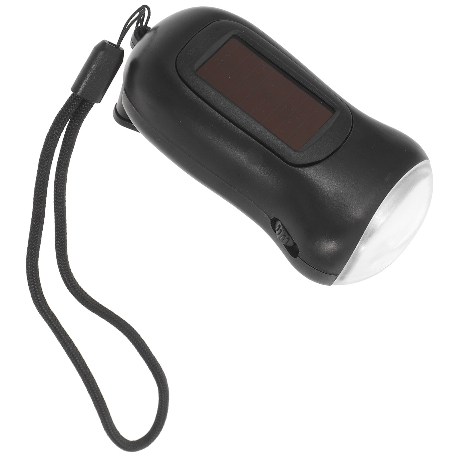 Portable Small Flashlight with Bright LED for Night Use Hand Crank ...