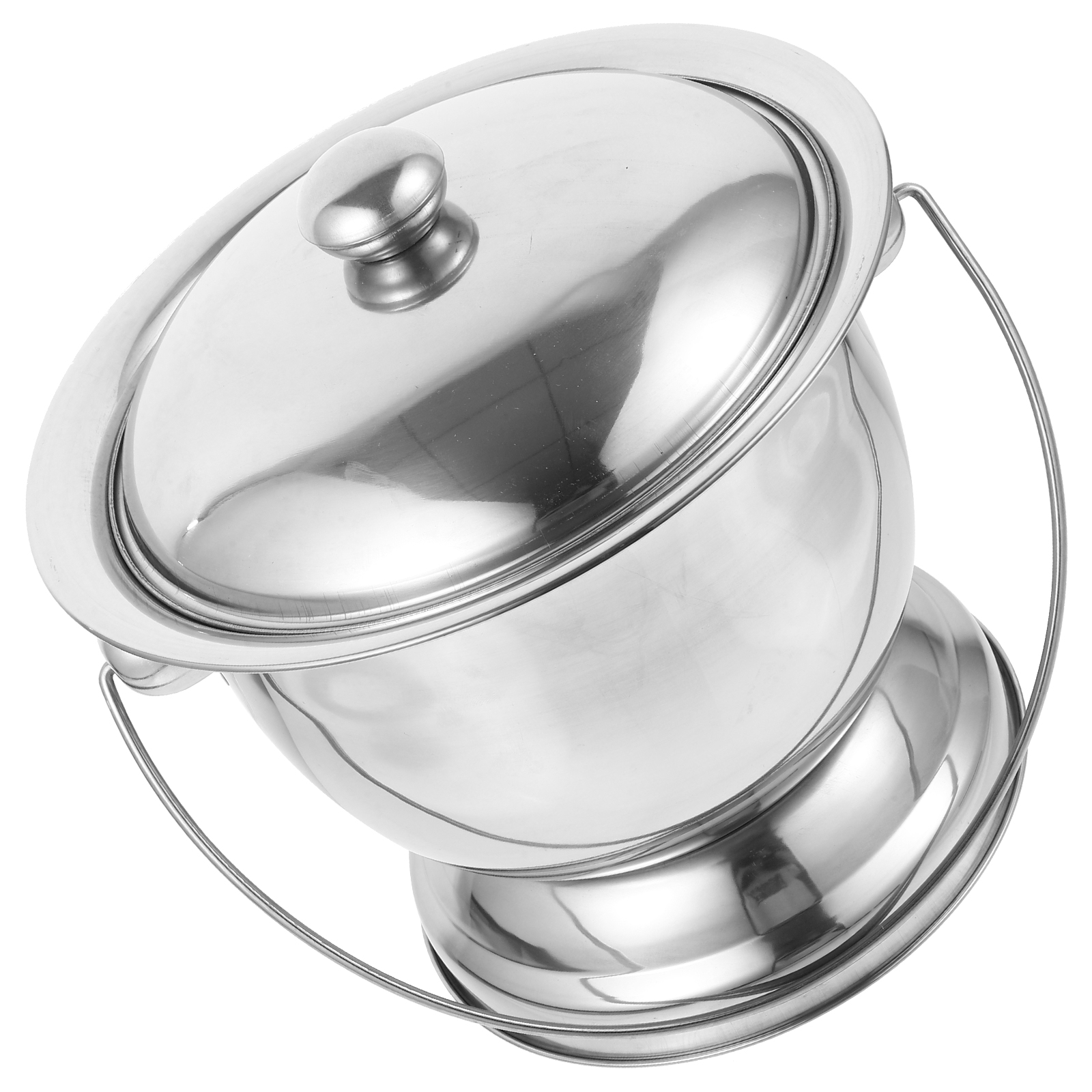 HOMEMAXS Portable Toilet for Camping Urinal Screen Stainless Steel ...