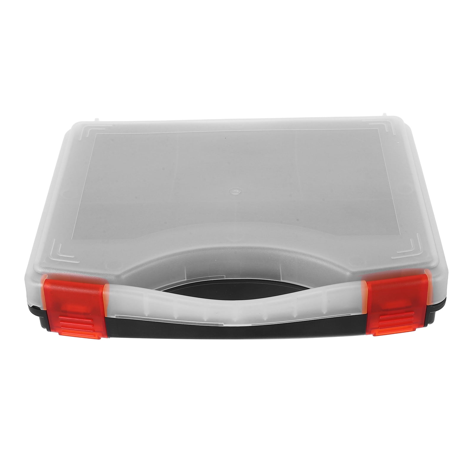 HOMEMAXS Portable Tool Box Organizer With Compartments Plastic Storage ...