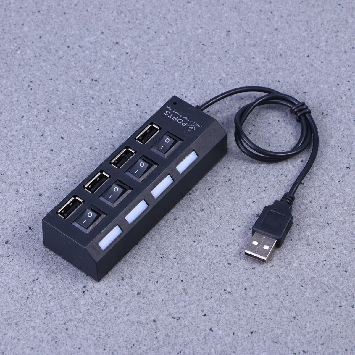 Portable USB Hub 4 Ports USB 2.0 High Data Expansion Hub USB Splitter ...