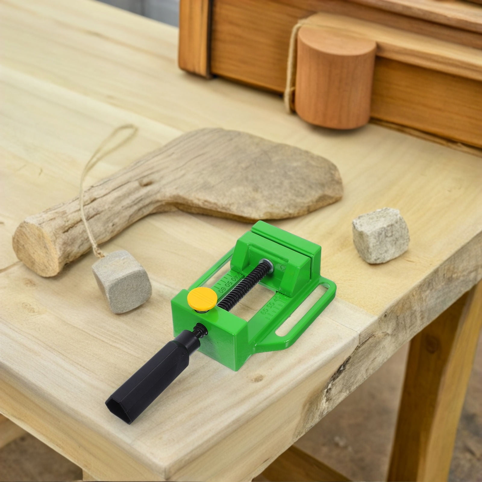 HOMEMAXS Portable Vise Clamp for Woodworking Metalworking and Carving ...