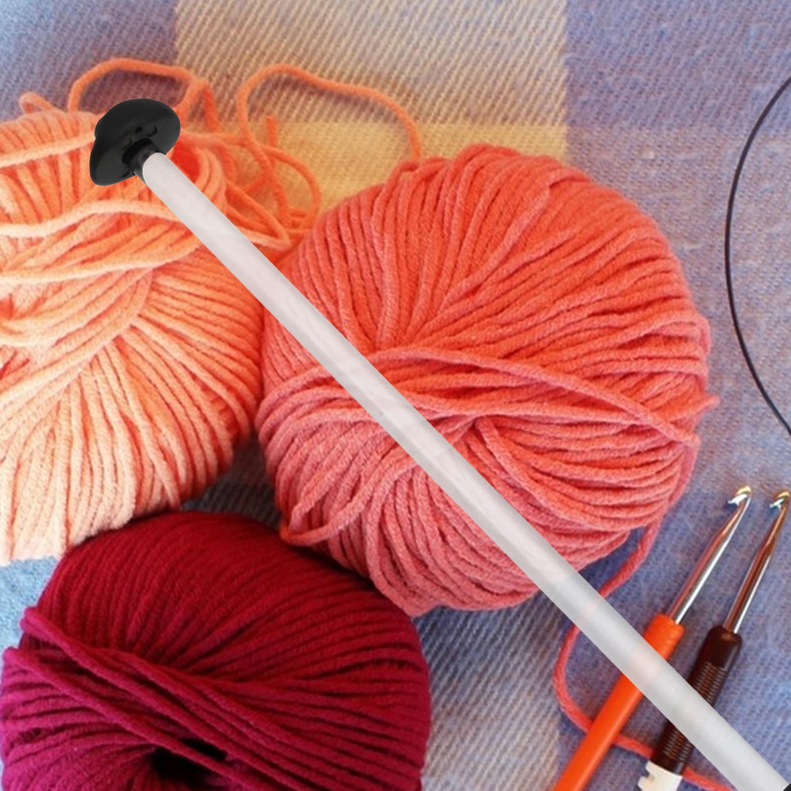 HOMEMAXS Portable Yarn Holder Crocheting Knitting Spinning Yarn Holder ...