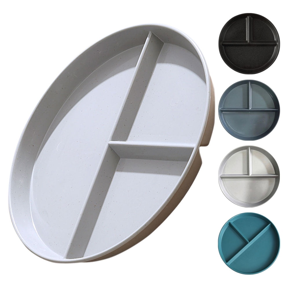 HOMEMAXS Portion Control Plates with 3 Compartments for Home Use ...