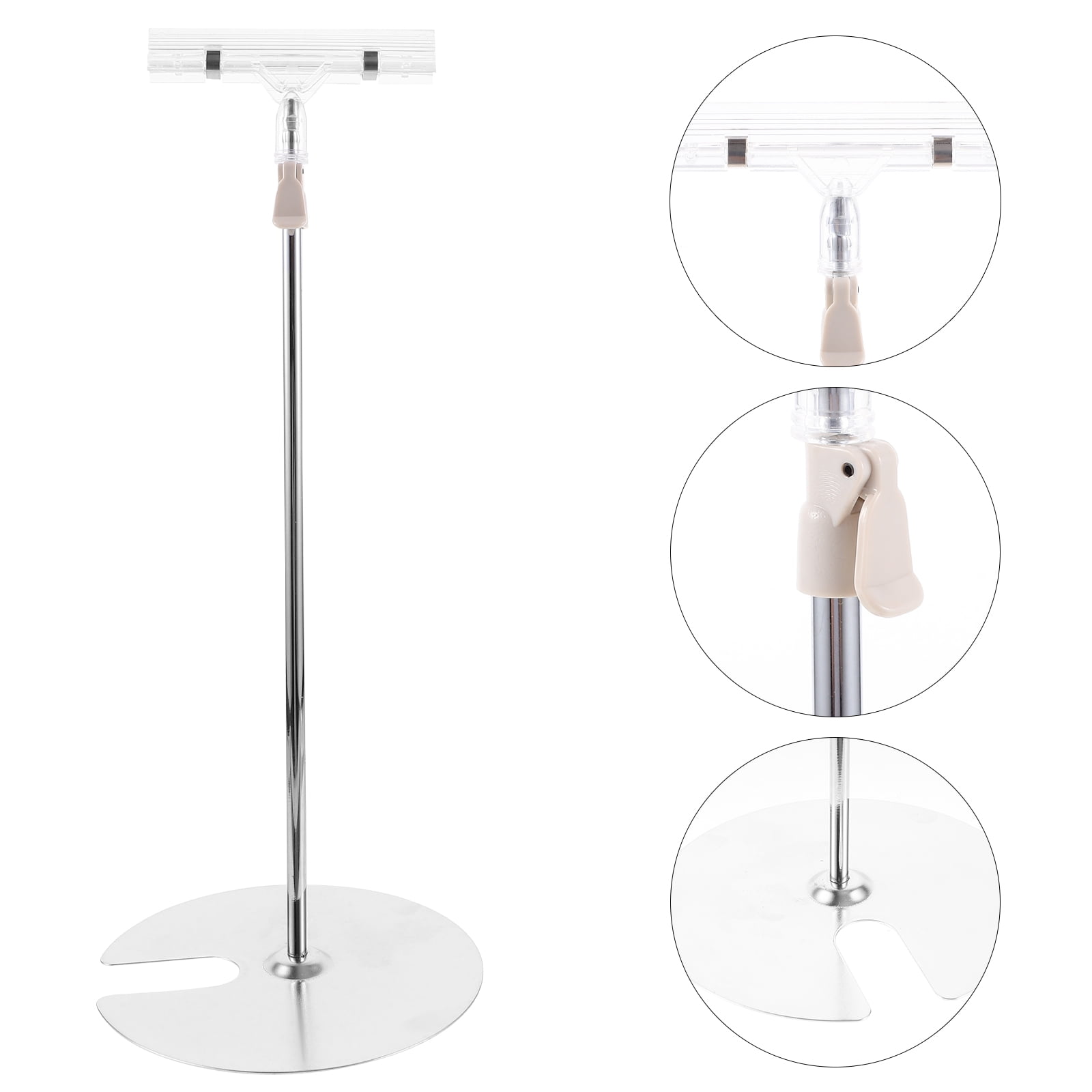 HOMEMAXS Poster Display Stand Stainless Steel Poster Stand ...