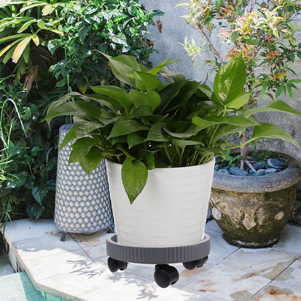 HOMEMAXS Pots Flower Pot Tray Movable Plant Stand 27.50X27.50X8.60CM ...