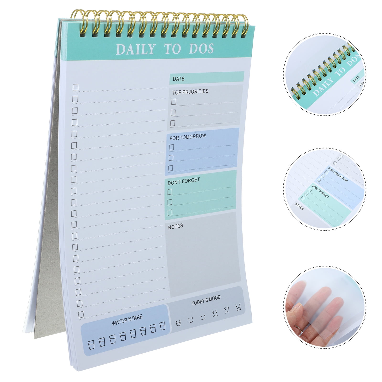 HOMEMAXS Practical Planner Notepad Tear off Notepad Portable Planner ...