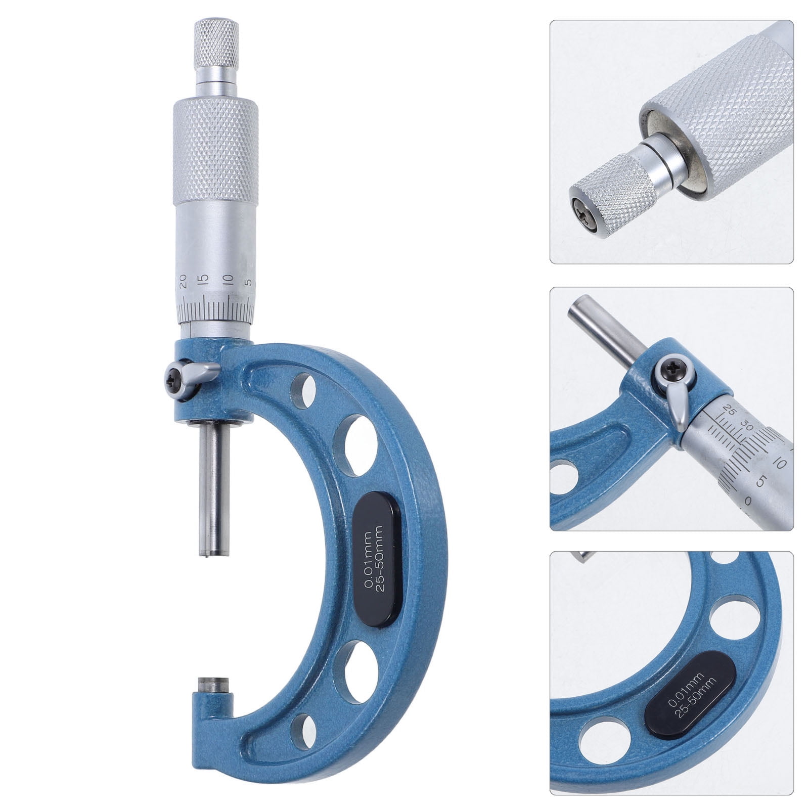 HOMEMAXS Precision Outside Micrometer Stainless Steel Micrometer 25 ...