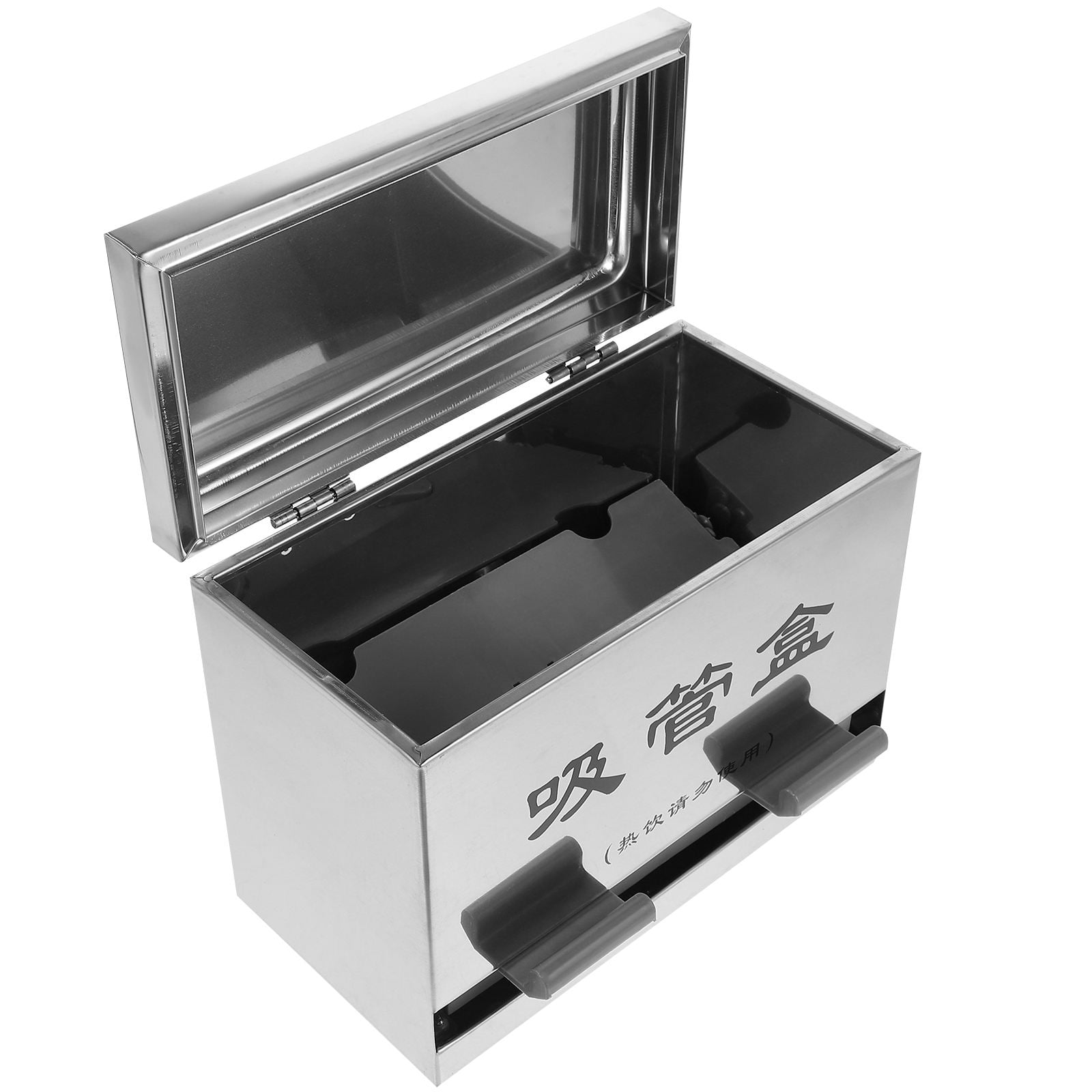 HOMEMAXS Hemoton Pressing Type Straw Storage Box Straw Dispenser for ...