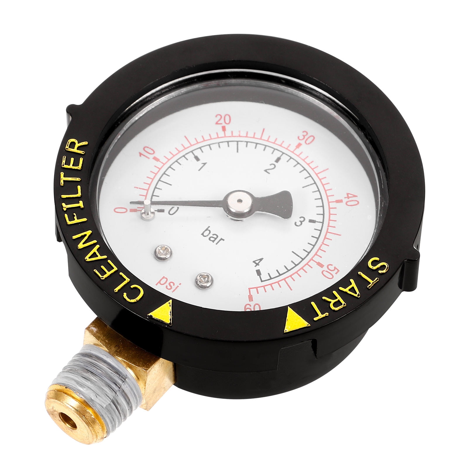 HOMEMAXS Pressure Gauge Leak Aquarium Water Pools Swimming Baby White ...