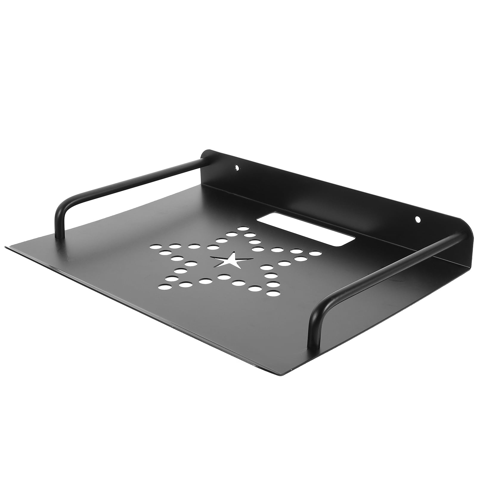 Wall Mounted Small Projector Shelf Metal Router Rack Floating Shelf for ...