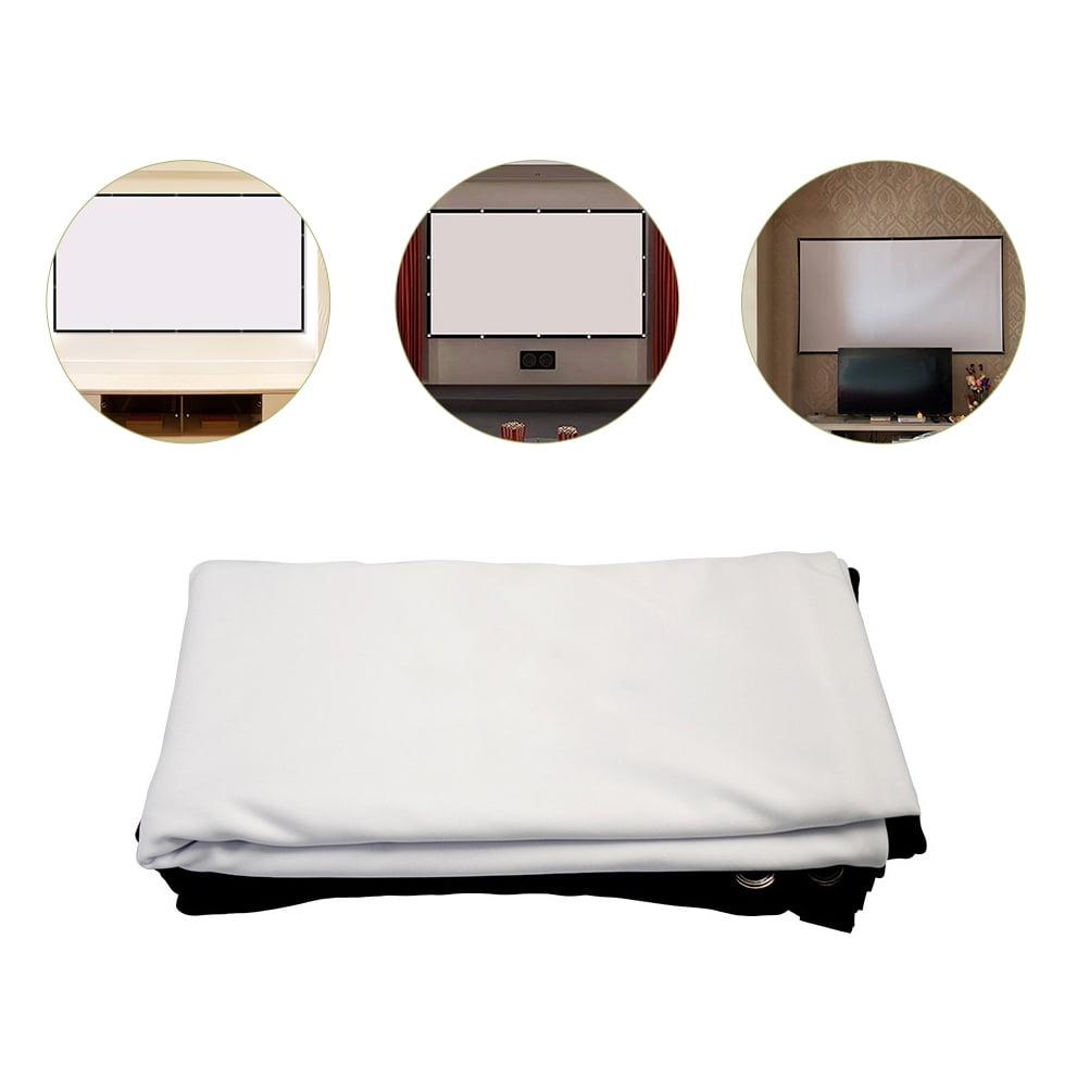 HOMEMAXS Projector Screen 60 Inch Foldable 16:9 Projector Screen Home ...
