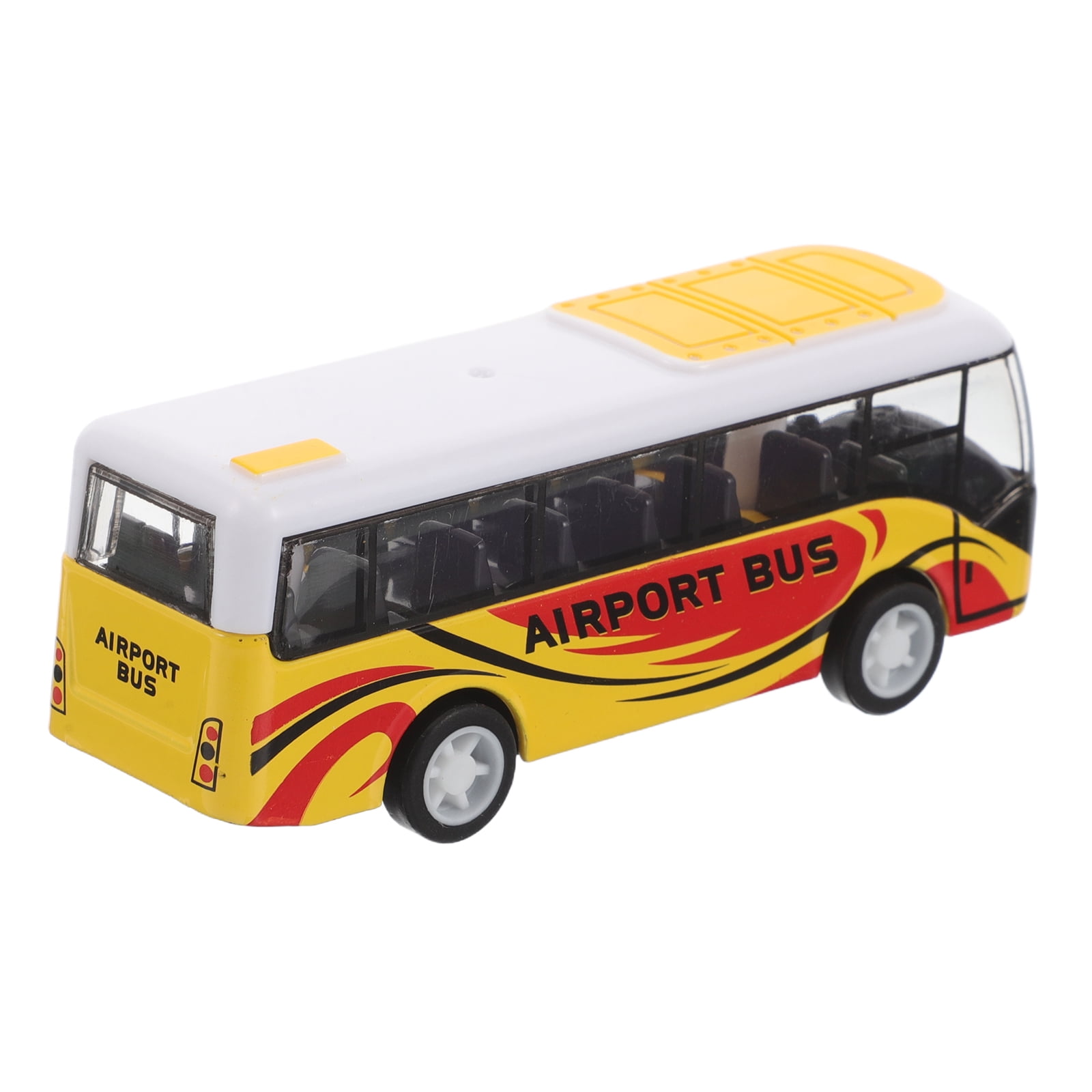 HOMEMAXS Pull Back Airport Bus Mini Pull Back Cars Vehicles Toys ...