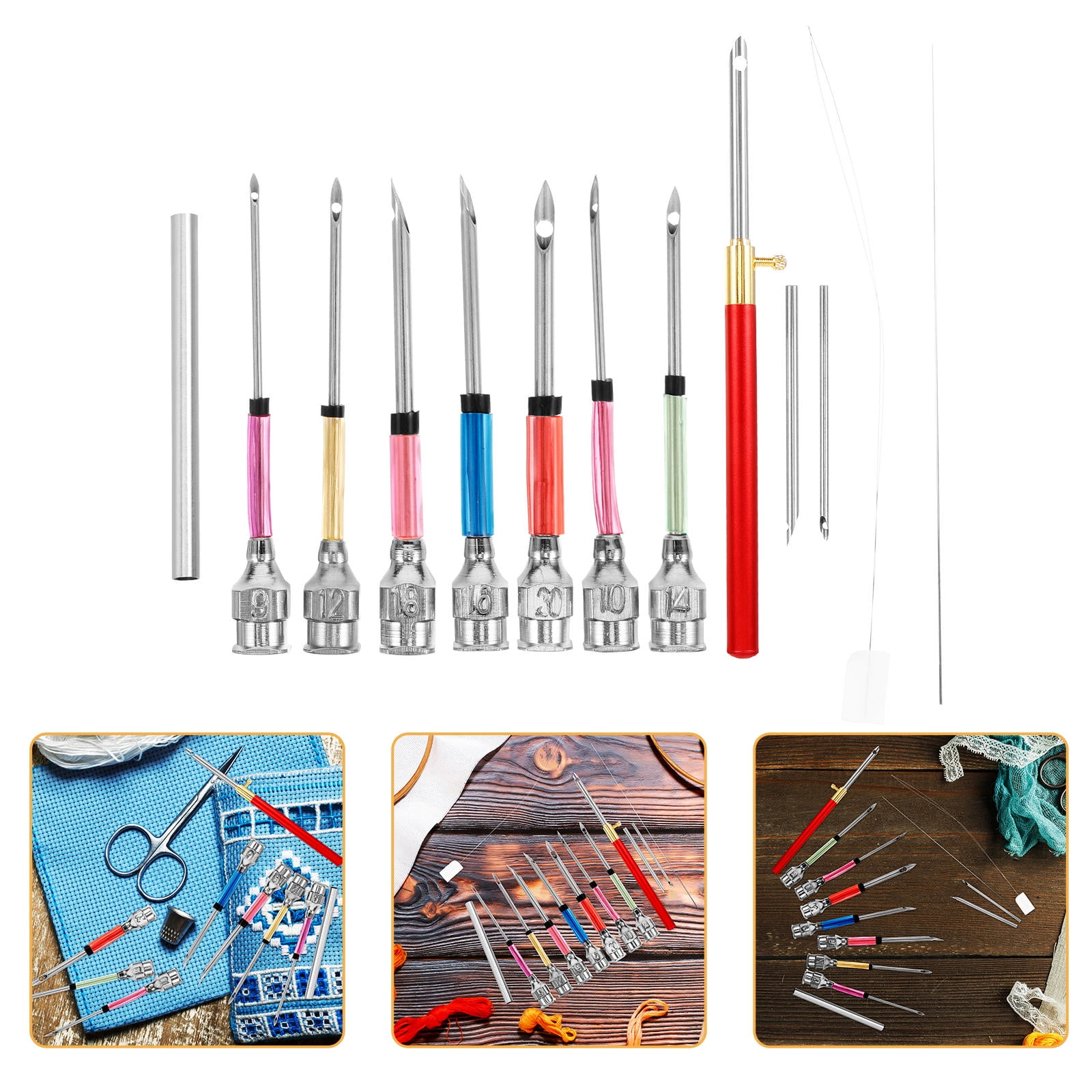 HOMEMAXS Punch needle Kit for Beginners with Alloy Plating and Assorted ...