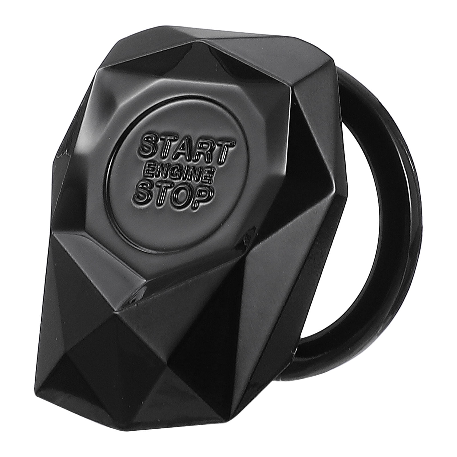 HOMEMAXS Push Button Protection Cover Ignition Accessories Stickers for Switch Black - Walmart.com