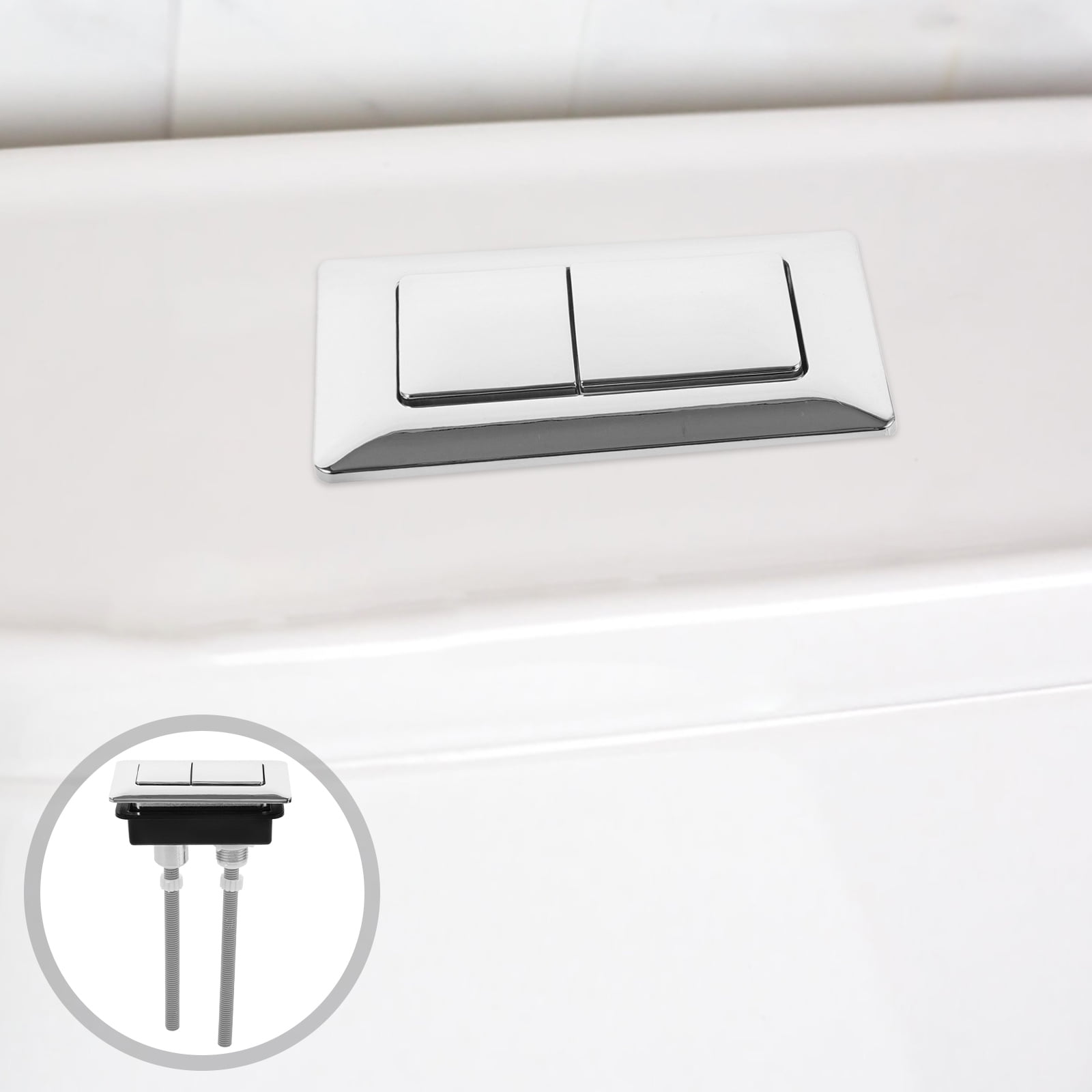 Push Toilet Flush Button Water Tank Button Replacement Double Push ...