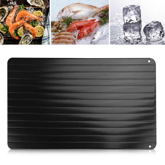 MOKKHNB aluminum quick plate Thawing Plate Black 1Set - Walmart ...