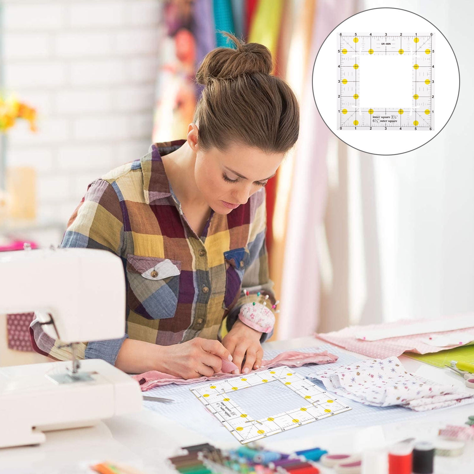 Quilt Square Cutting Template Centimeter Sewing Ruler Quilting Rulers ...