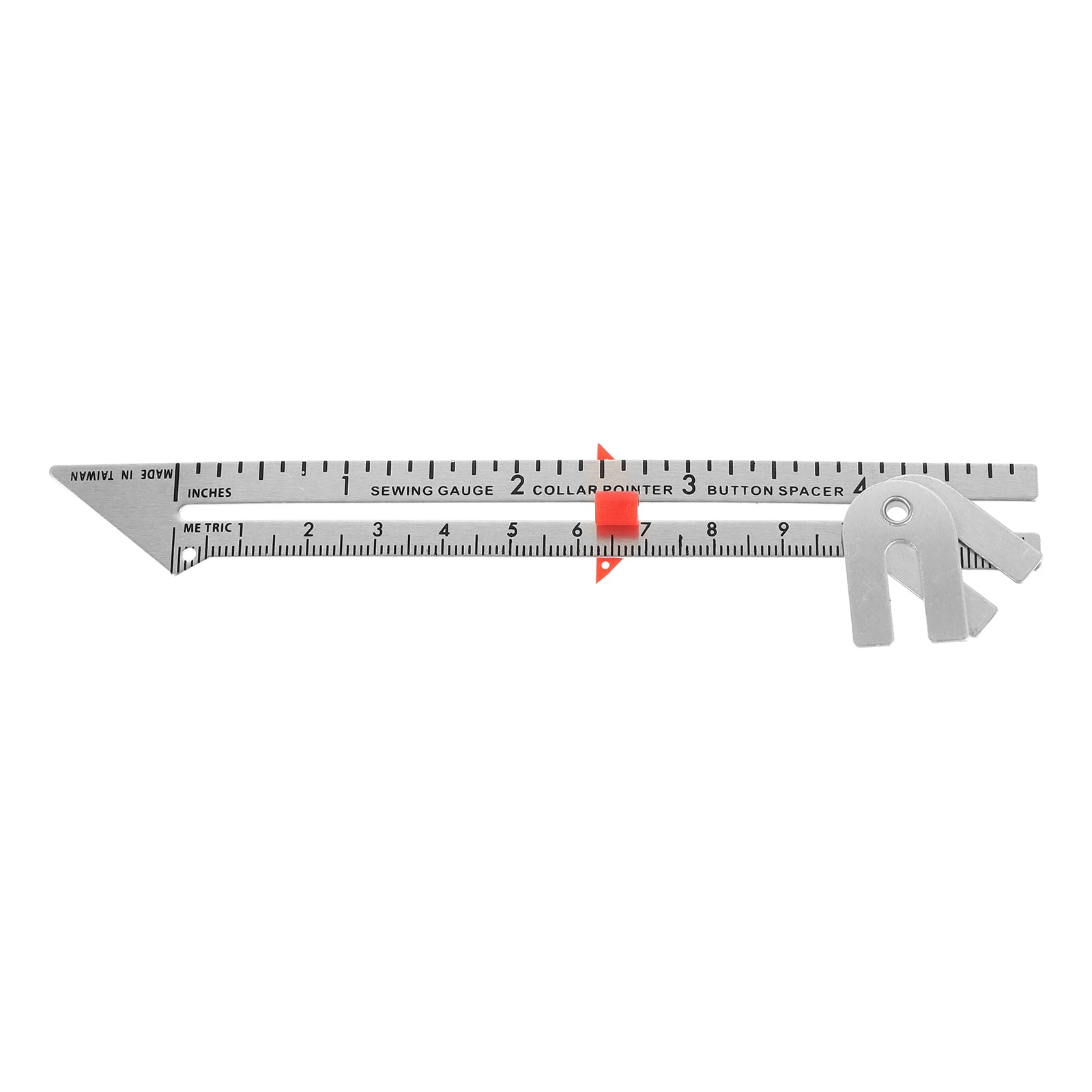 HOMEMAXS Quilting Ruler Measurement Sewing Ruler Button Sliding Gauge ...
