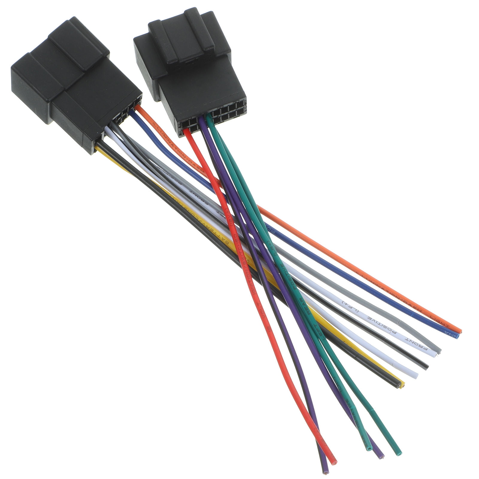 HOMEMAXS Radio Wiring Harness for Stereo Installation with Speaker ...