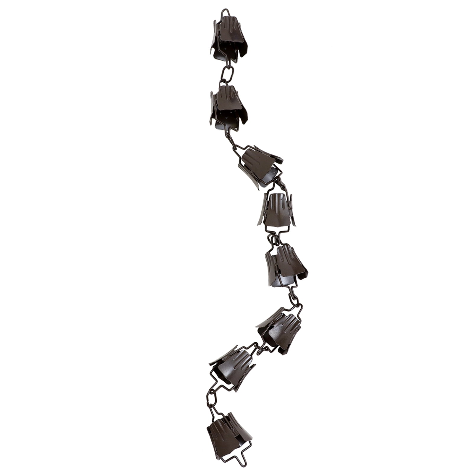 HOMEMAXS Rain Chain Bell Decor for Gutter Downspout Chimes Water ...