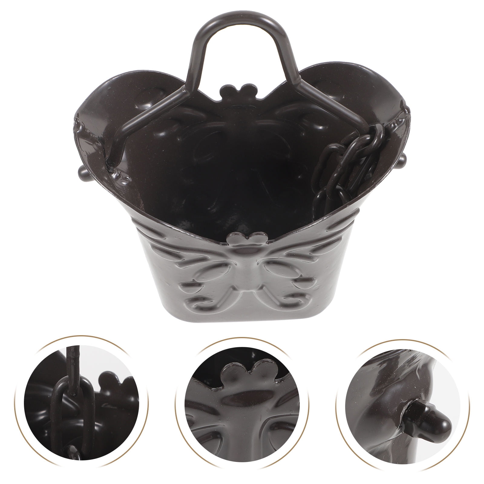 HOMEMAXS Rain Chain Butterfly Shape Cup Rain Chain Courtyard Water ...