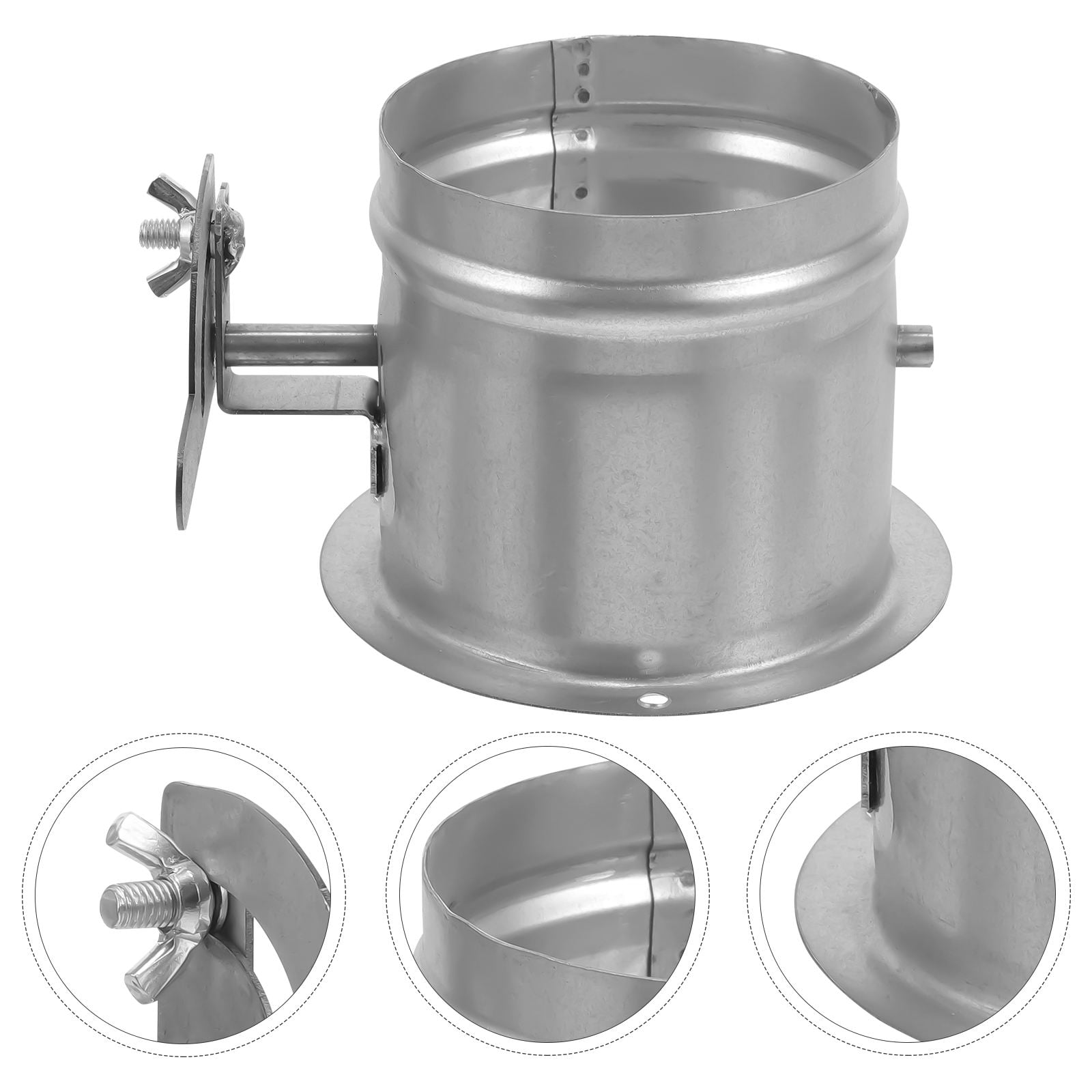 HOMEMAXS Range Hood Damper Inline Fan Vent Deflector Exhaust Oven ...
