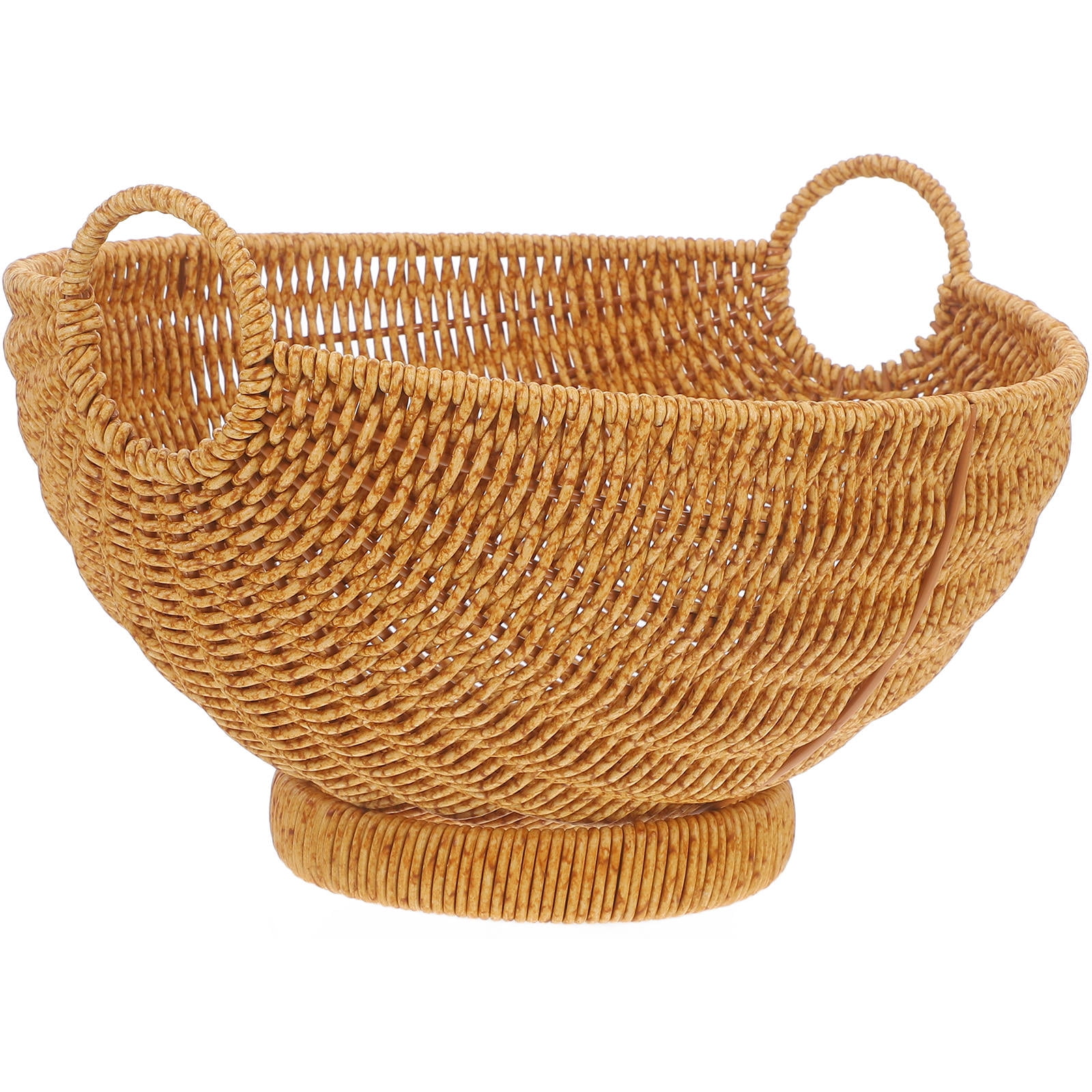 HOMEMAXS Rattan Woven Fast Food Basket French Fries Baskets Restaurant ...