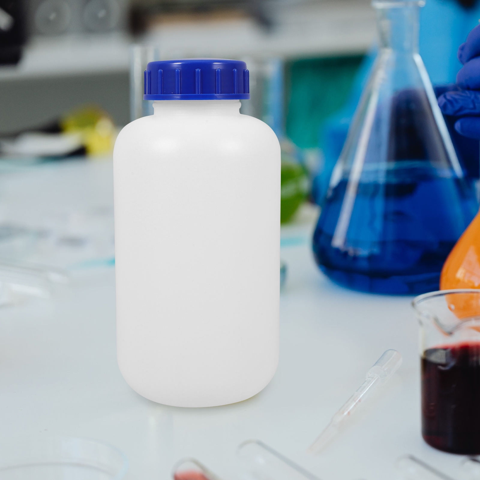 HOMEMAXS Reagent Bottles with Cap for Laboratory Use in Assorted Colors ...