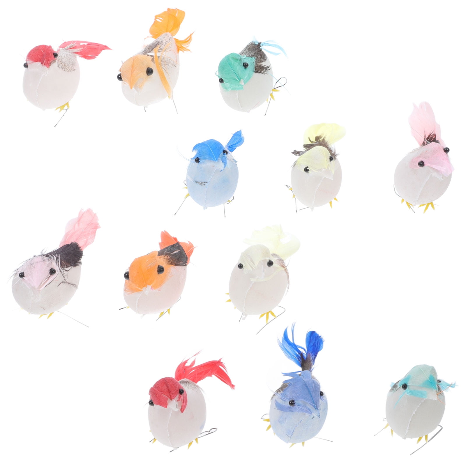 HOMEMAXS Realistic Bird Decorations for Garden and Home Foam Birds with ...