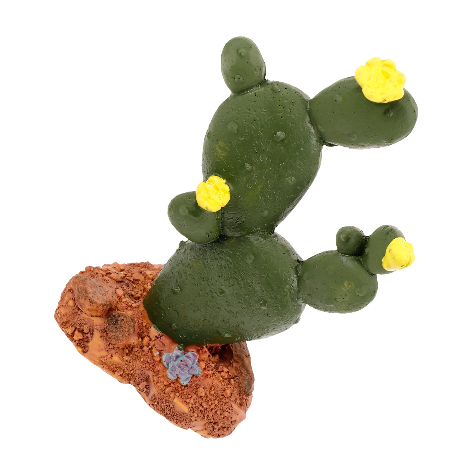 HOMEMAXS Realistic Cactus Figurine Micro Landscape Plant Resin Cactus ...