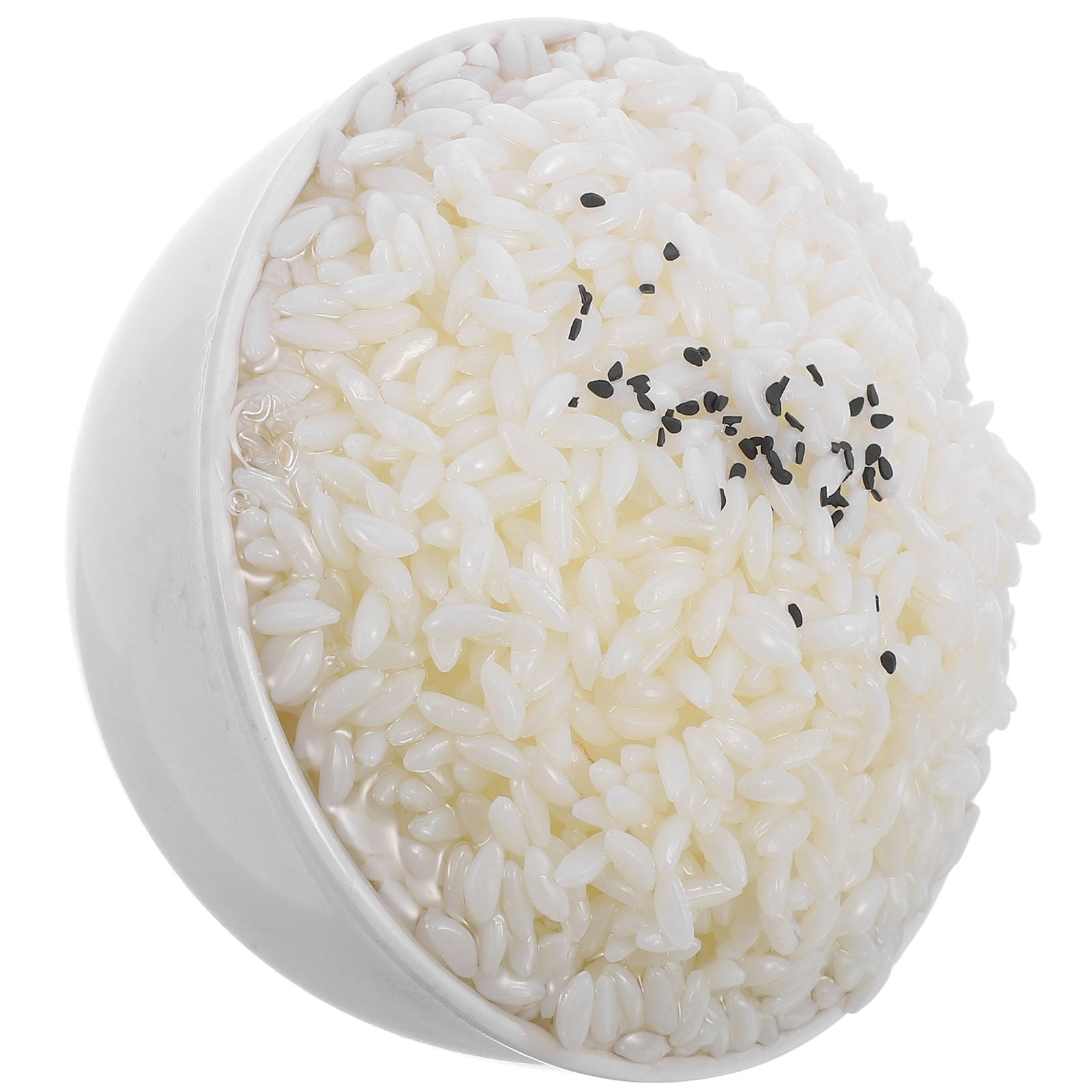 HOMEMAXS Realistic Fake Food Rice for Photography Prop Artificial ...
