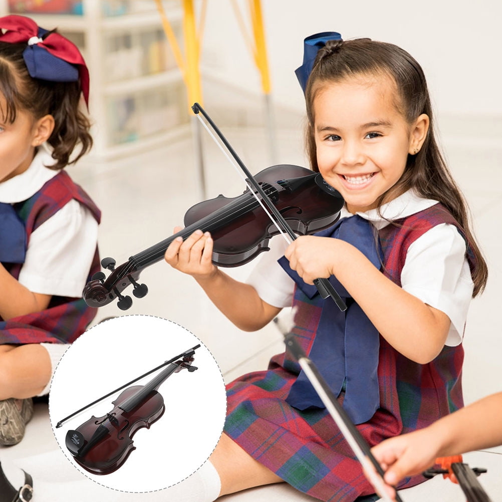 HOMEMAXS Assorted Color 6String Plastic Violin Music Toy for Playing ...