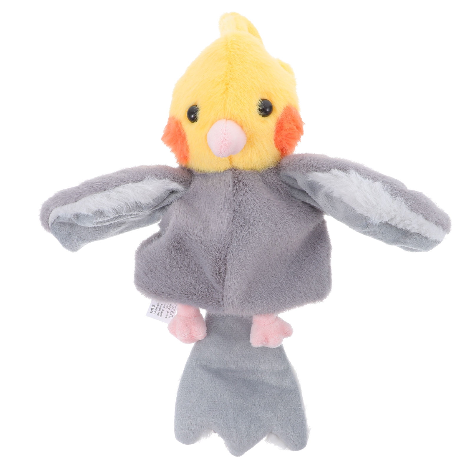 HOMEMAXS Realistic Parrot Hand Puppet Plush Toy Kids Soft Stuffed ...
