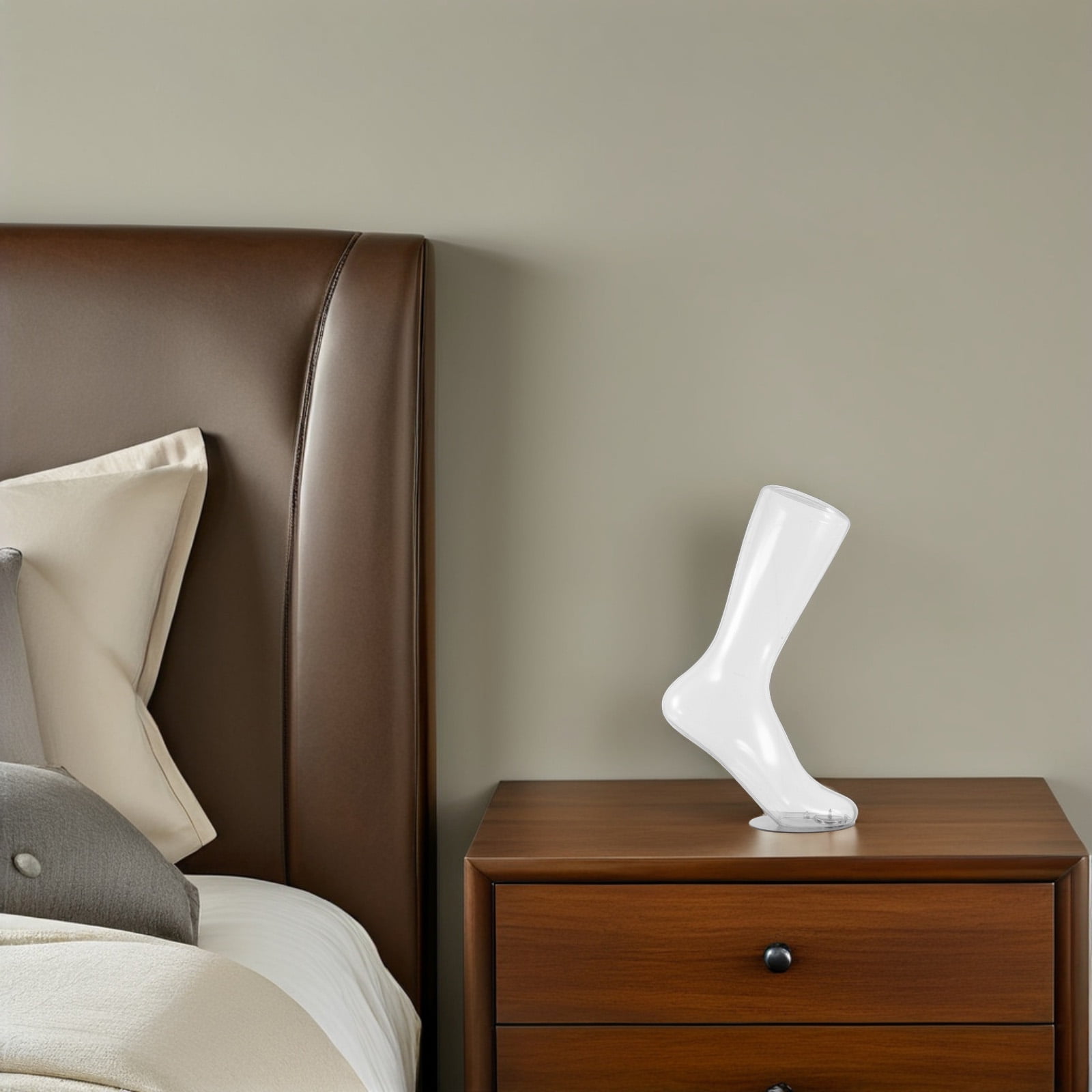 HOMEMAXS Realistic Transparent Foot Model Female Foot Mannequin With ...