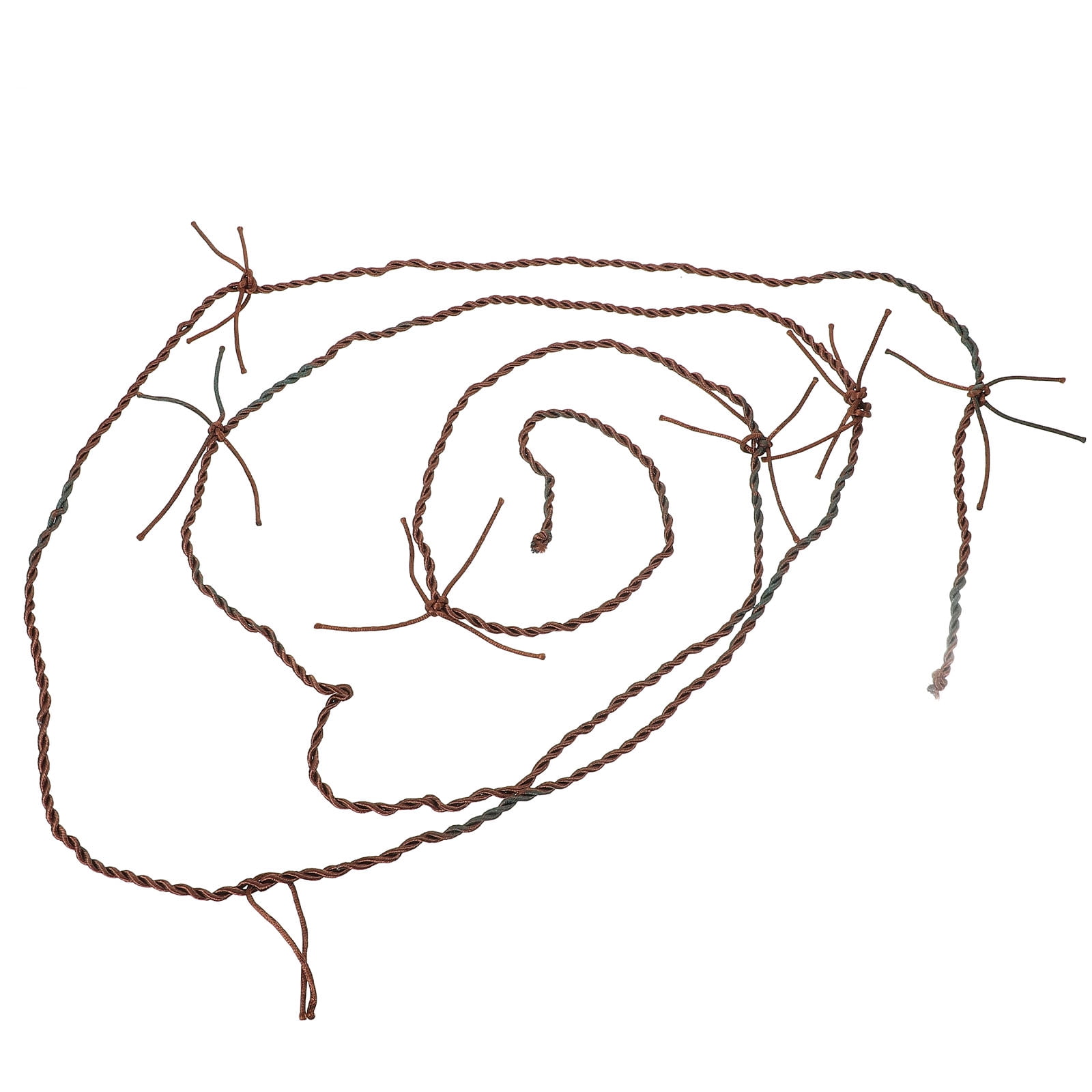 HOMEMAXS 铁丝网装饰 Realistic Wire Barbed Wires Decoration Miss Dark Brown ...