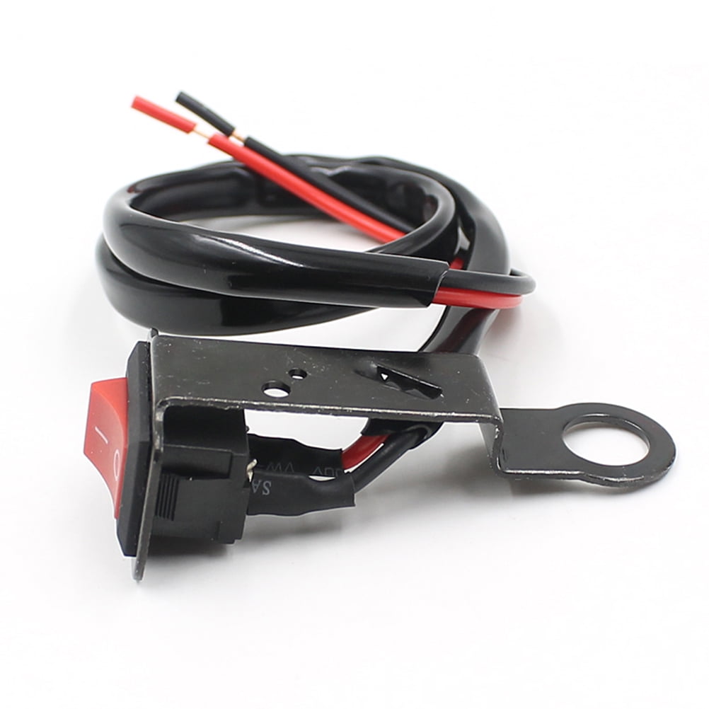 HOMEMAXS Motorcycle Handlebar Mount ON/OFF Button Switch with Durable ...