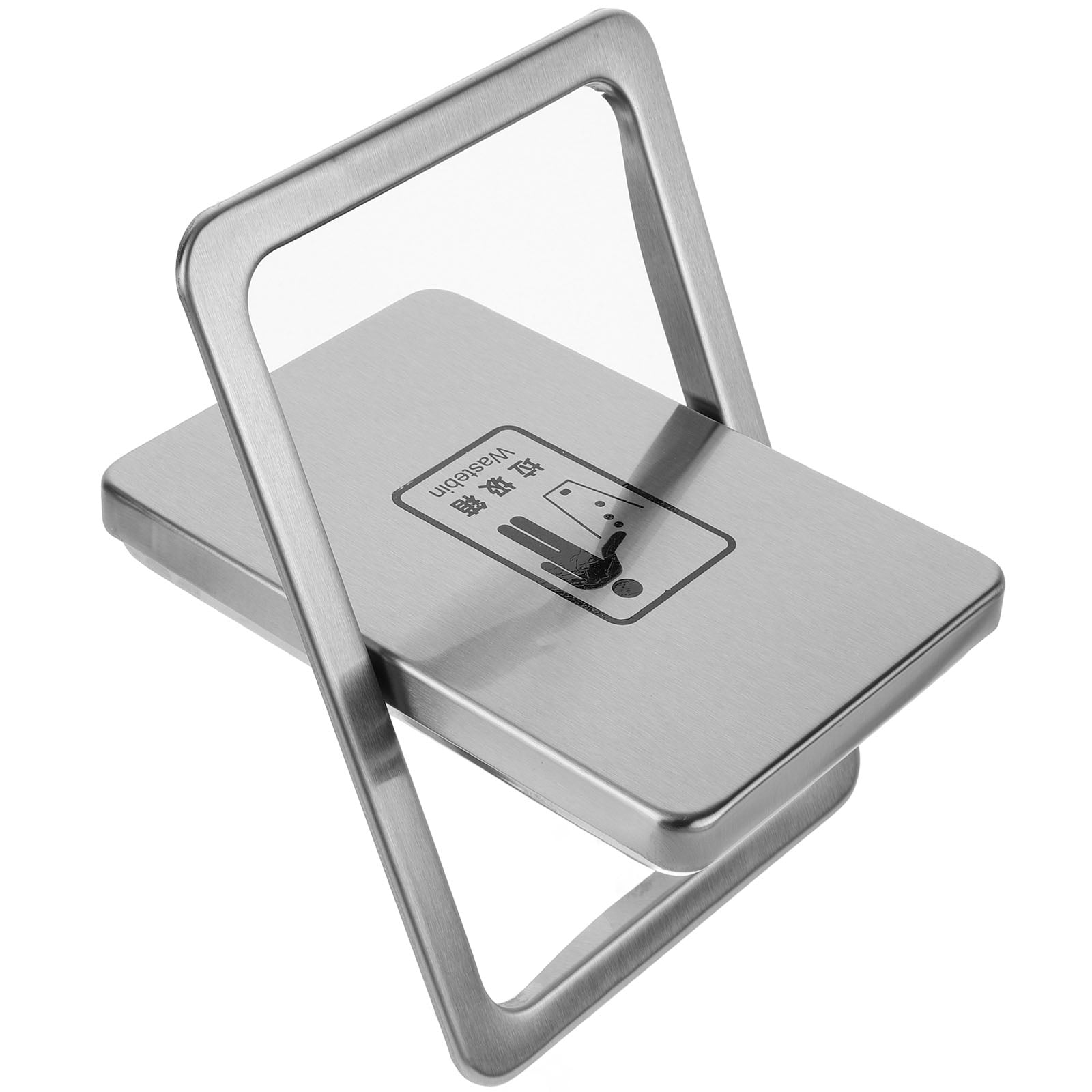 HOMEMAXS Recessed Countertop Trash Bin Flap Lid Garbage Can Grommet ...