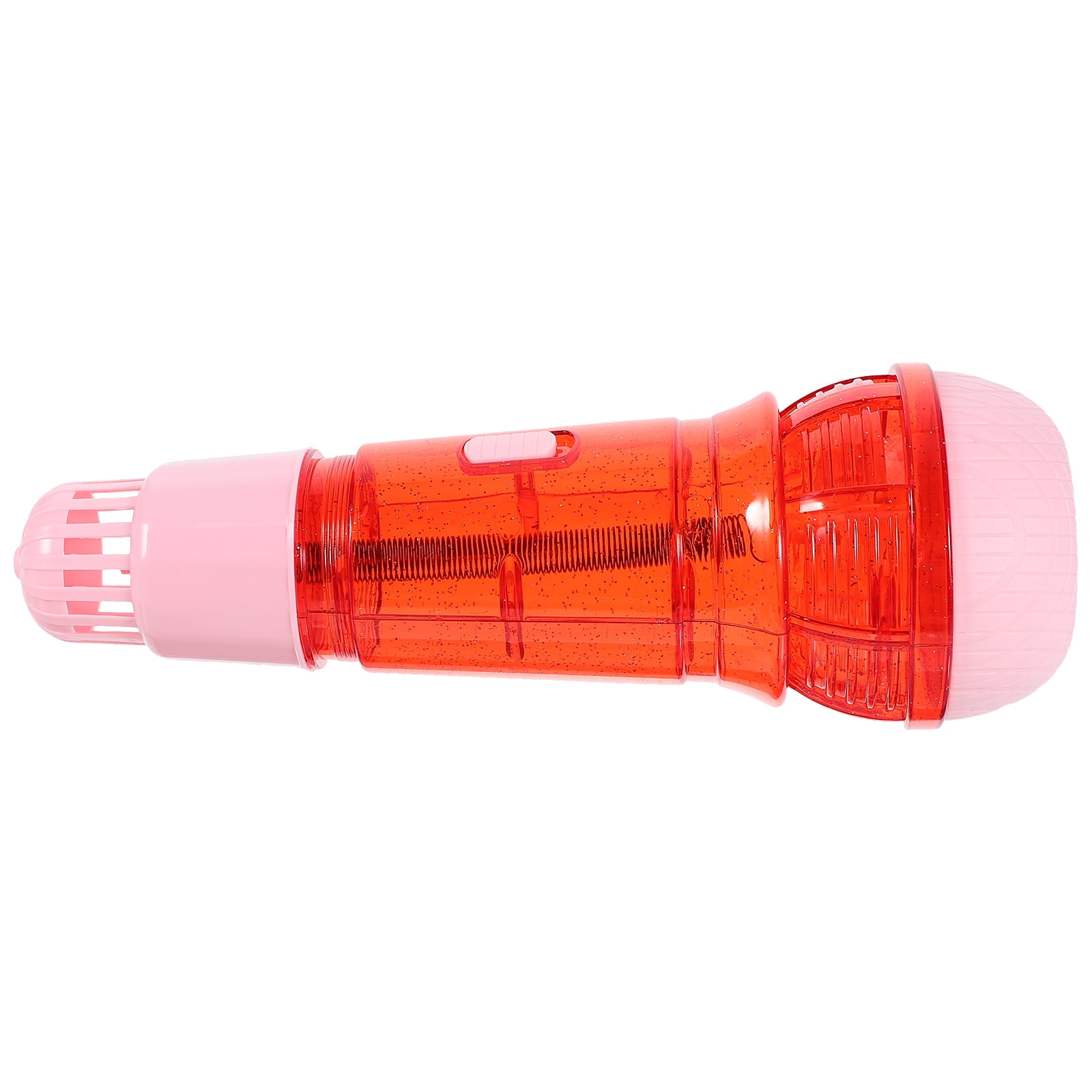HOMEMAXS Red Fake Echo Microphone for Kids Pretend Play Toy Safe ...