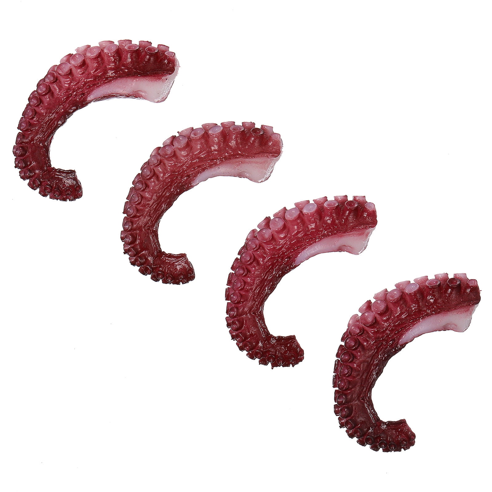 HOMEMAXS Red Simulation Octopus Claw Decorative Plastic Seafood Model ...