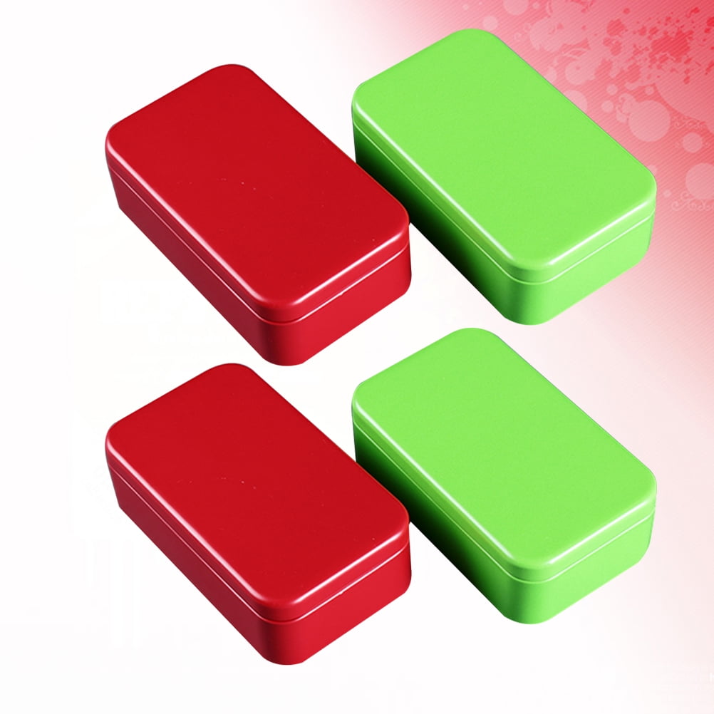 HOMEMAXS Red Tinplate Box for Storage Keeps Contents Fresh and ...