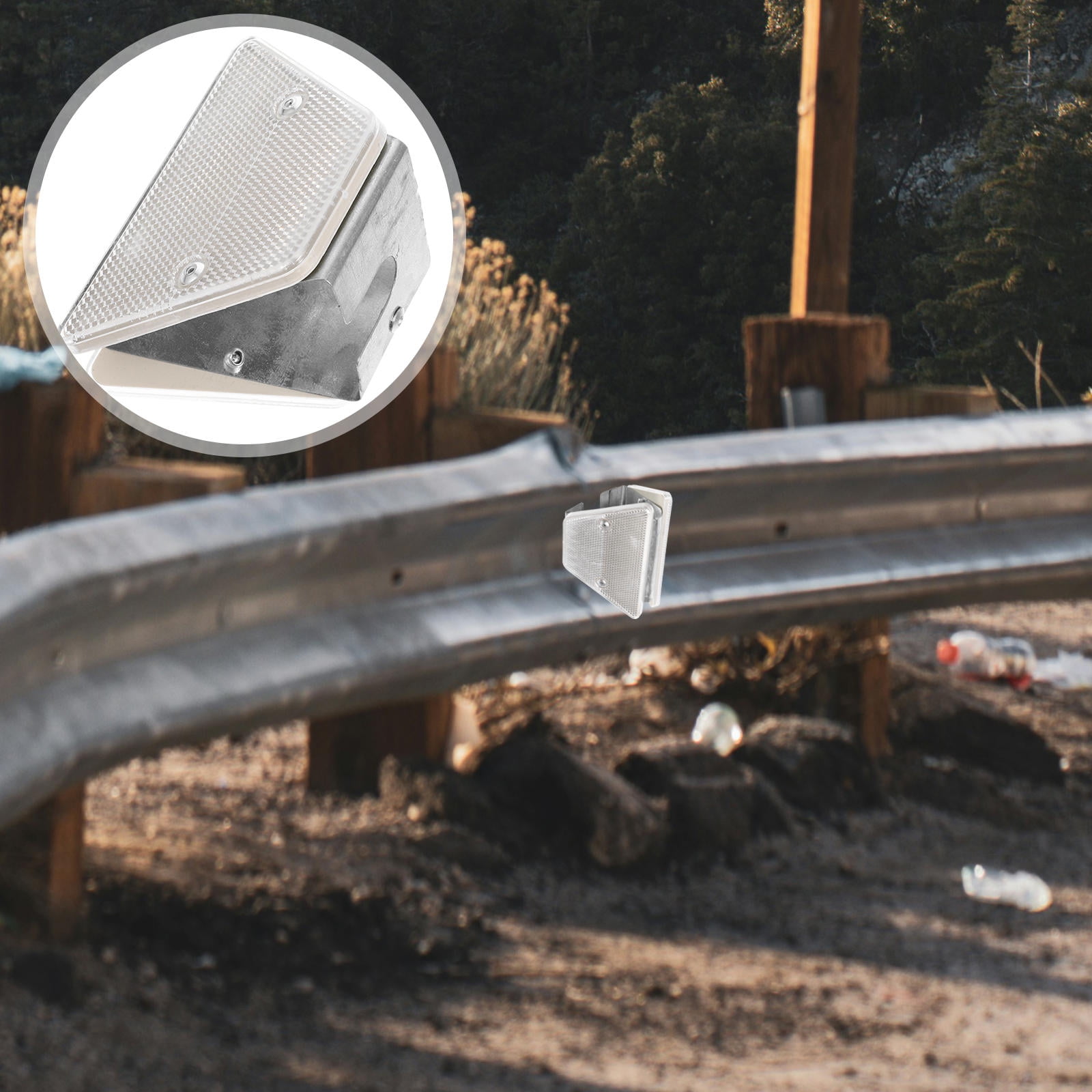 HOMEMAXS Reflective Delineators Pavement Markers Outdoor Reflectors ...